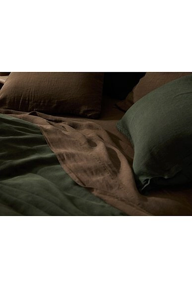 PARACHUTE Linen Fitted Sheet - Java