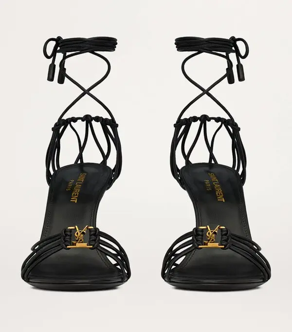 Saint Laurent Babylone Heeled Sandals 90 - Black