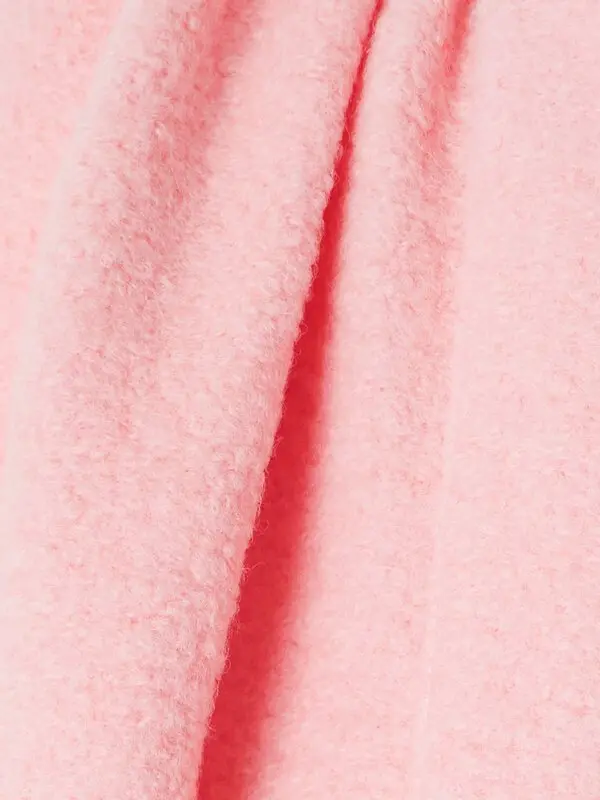 JIL SANDER Cape-effect Draped Wool-blend Coat