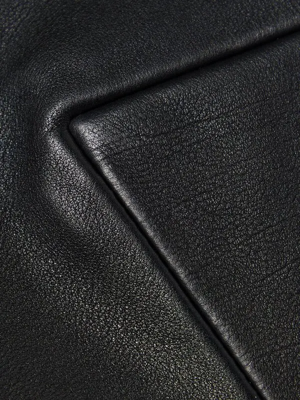 Khaite Audra Cropped Leather Tank Top