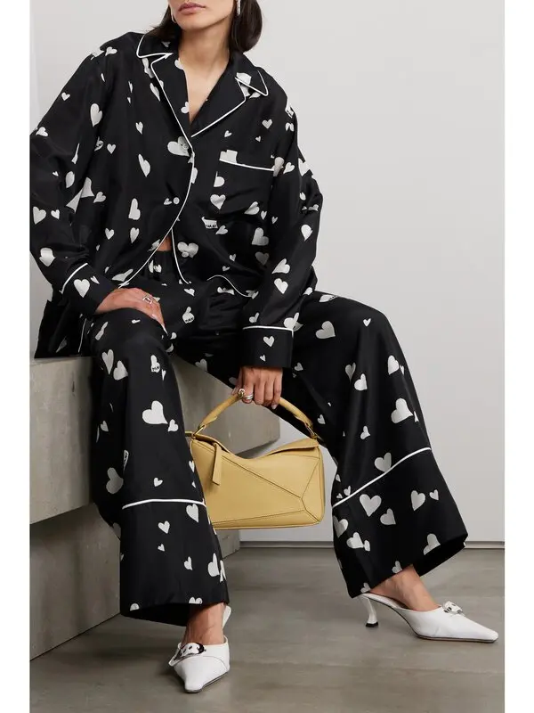 Marni Printed Silk-habotai Pajama Shirt