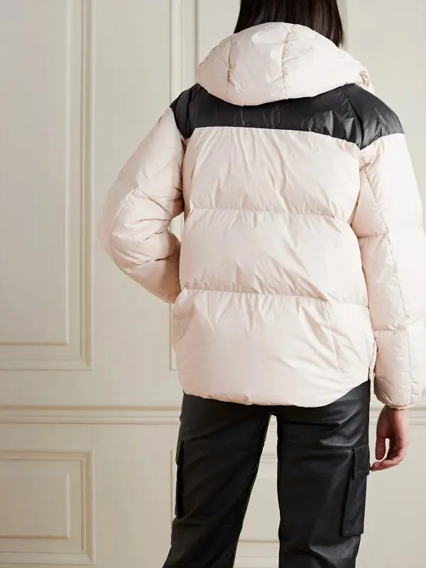 Rag & Bone Joelle Hooded Color-block Quilted Shell Down Jacket