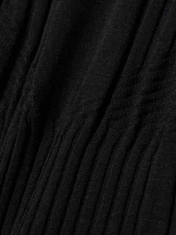 Perfect Moment Ribbed Stretch-knit Bodysuit