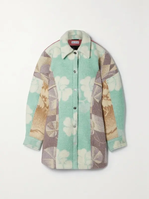 RAVE REVIEW Patchwork Felt Jacket