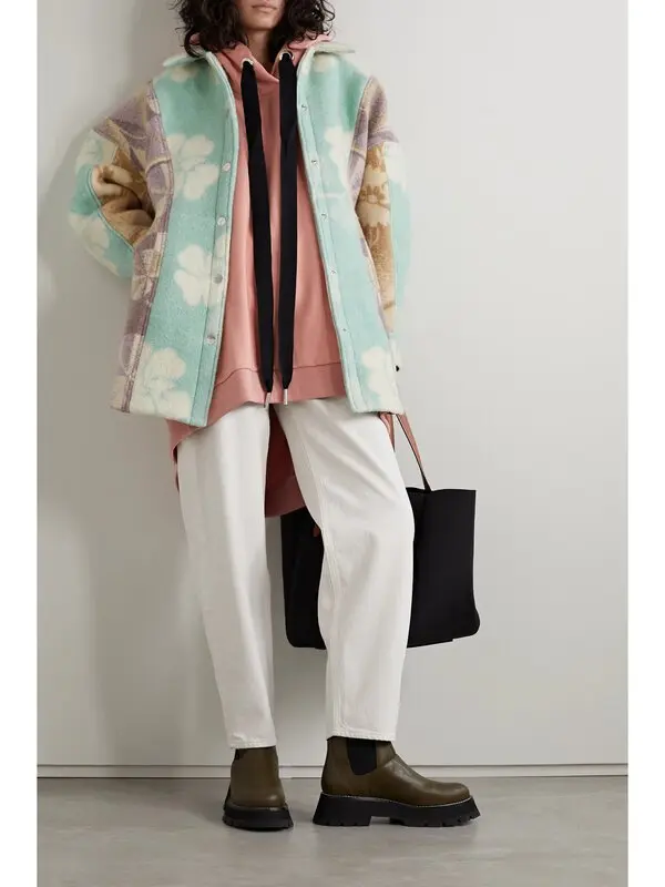 RAVE REVIEW Patchwork Felt Jacket