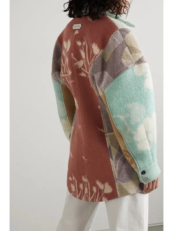 RAVE REVIEW Patchwork Felt Jacket
