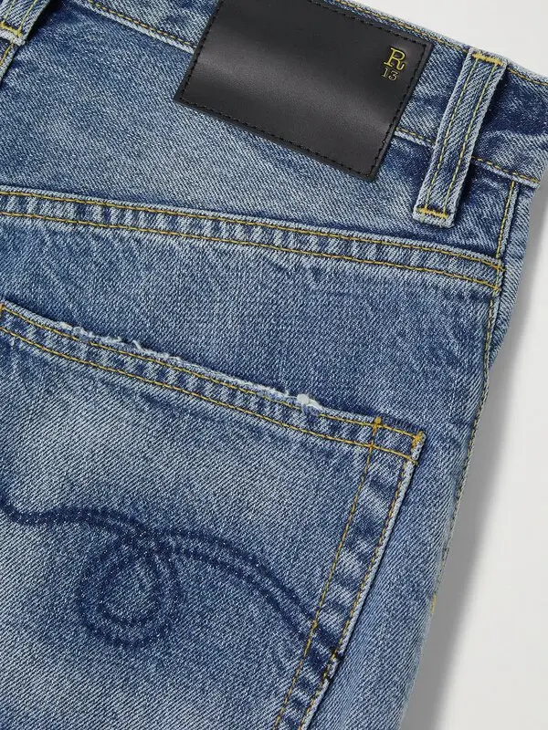 R13 Jane High-rise Wide-leg Jeans
