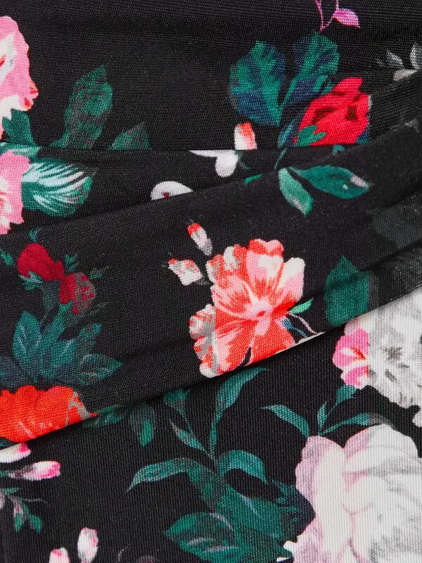 Rabanne Floral-print Stretch-jersey Flared Pants