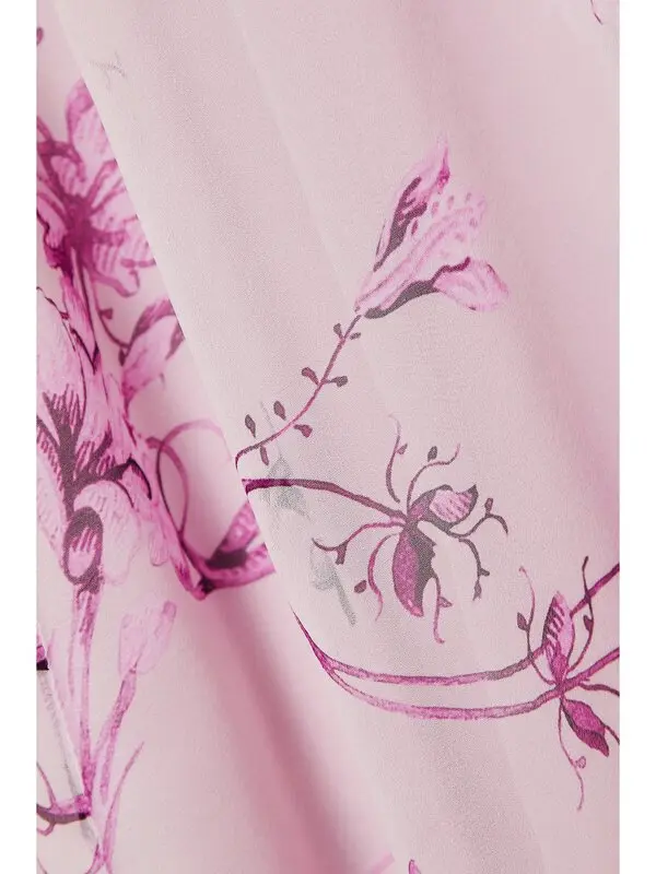 Erdem Jaylene Floral-print Silk Maxi Gown