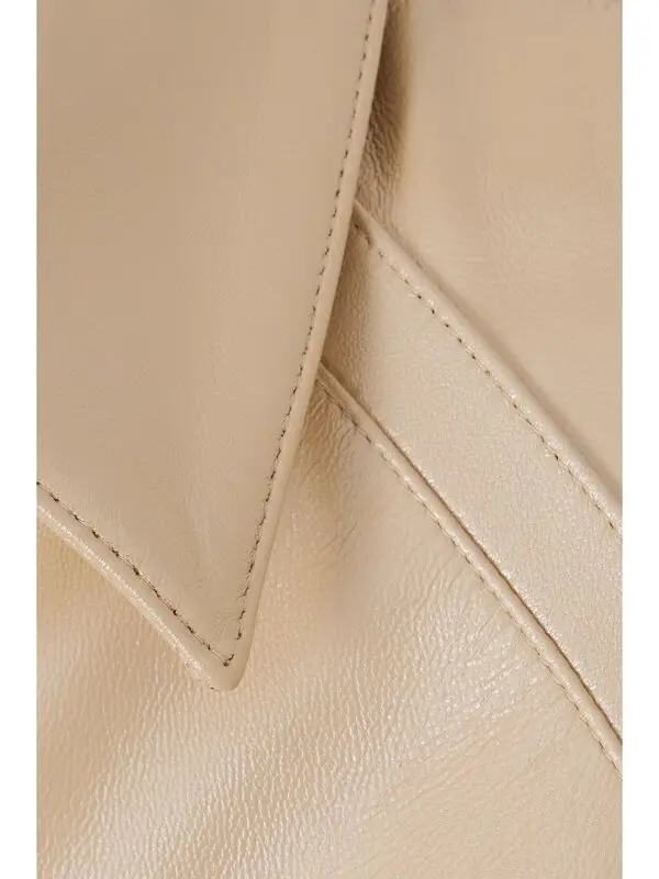 Akris Gina Iridescent Leather Jacket