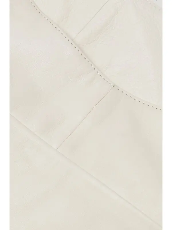 SUPRIYA LELE Cutout Leather Mini Skirt