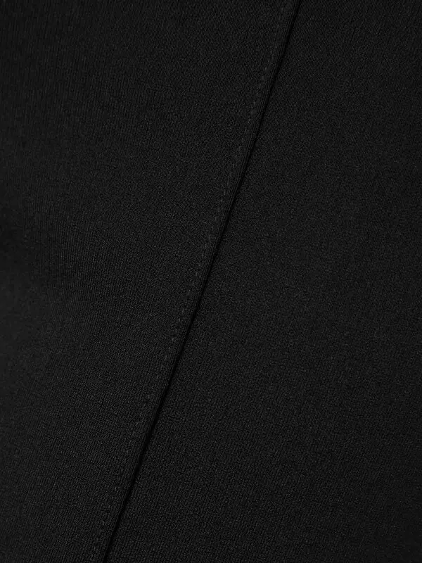 Gauge81 Afega Asymmetric Stretch-jersey Flared Pants