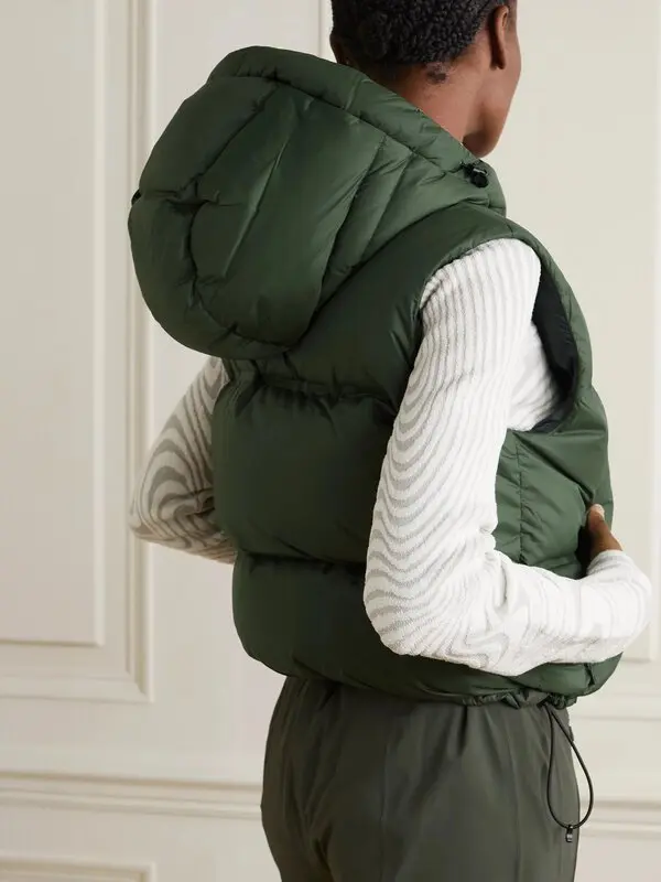 Aztech Mountain Snowbird Hooded Quilted Down Gilet
