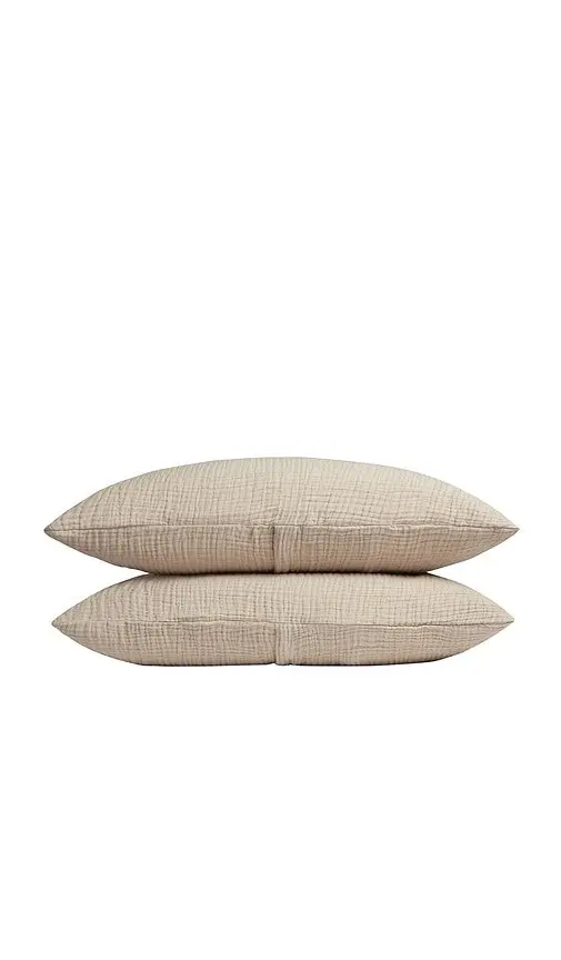 PARACHUTE Organic Cloud Cotton Sham Set In . Also - Beige