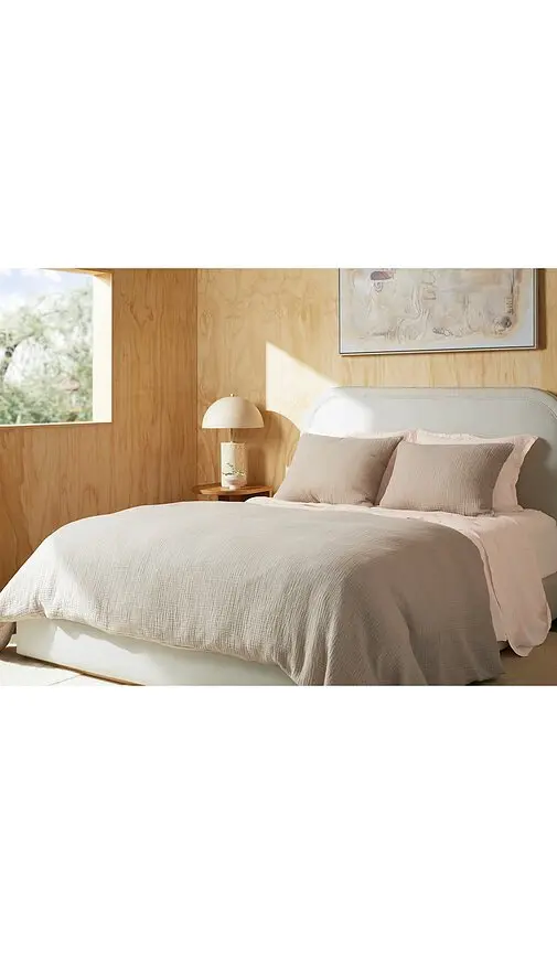 PARACHUTE Organic Cloud Cotton Sham Set In . Also - Beige