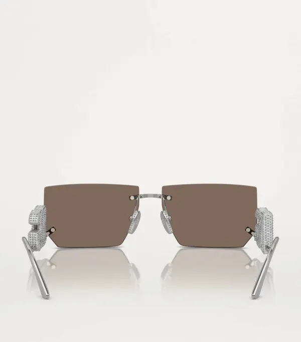 Dolce & Gabbana Mirrored Sunglasses - Silver