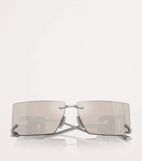 Dolce & Gabbana Mirrored Sunglasses - Silver