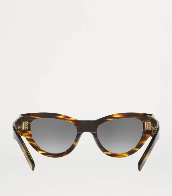 Saint Laurent Acetate Cat Eye Sunglasses - Brown