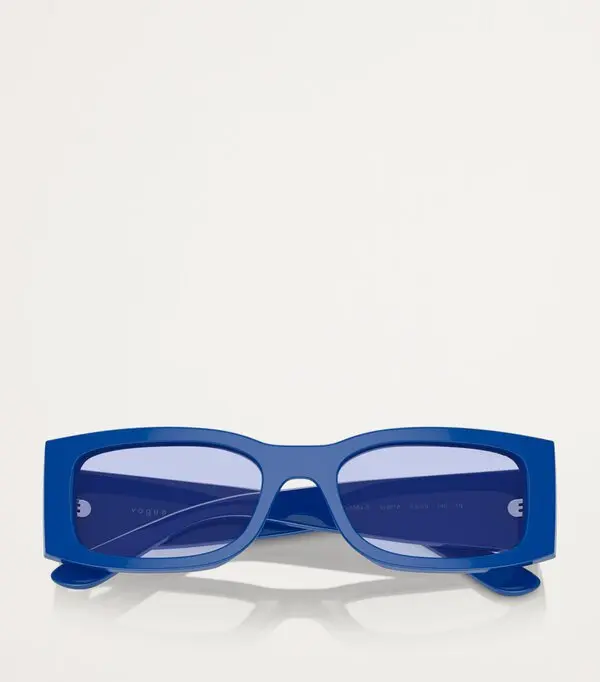 VOGUE Acetate Rectangle Sunglasses - Blue