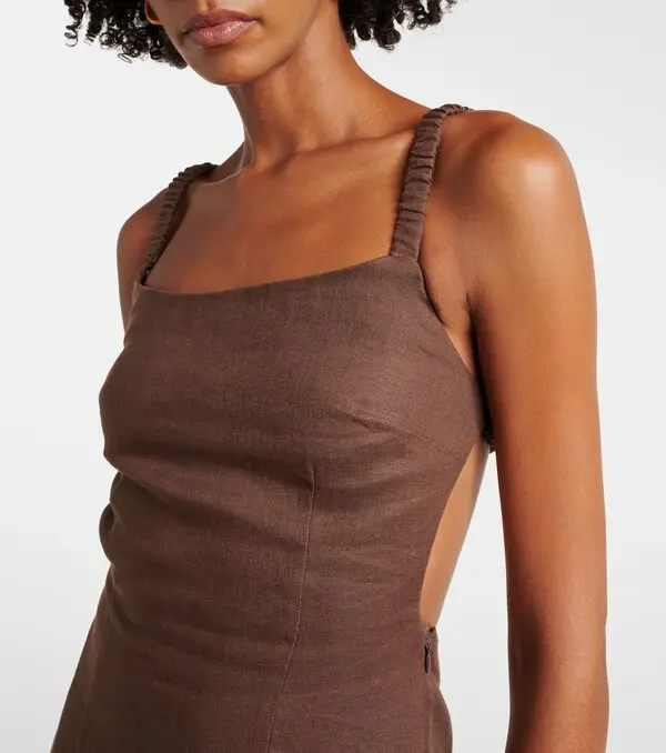SIR. Linen Midi Dress