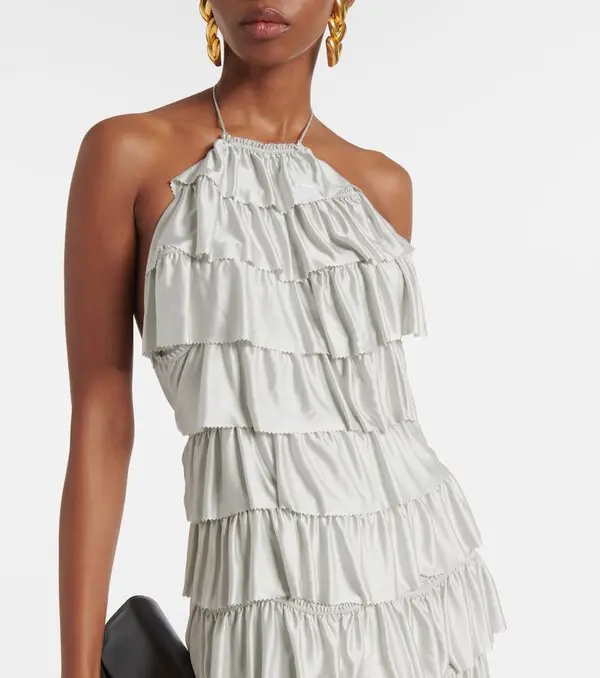 TOM FORD Tiered Ruffled Gown