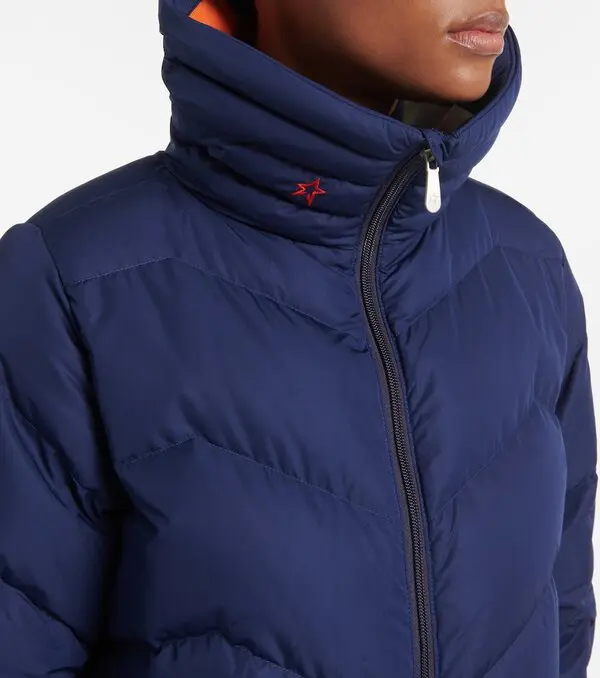 Perfect Moment Houndstooth Down Ski Jacket - Multicoloured