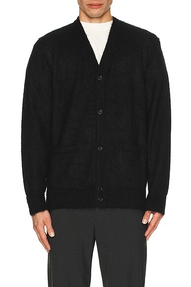 BEAMS Cardigan Stretch Mohair