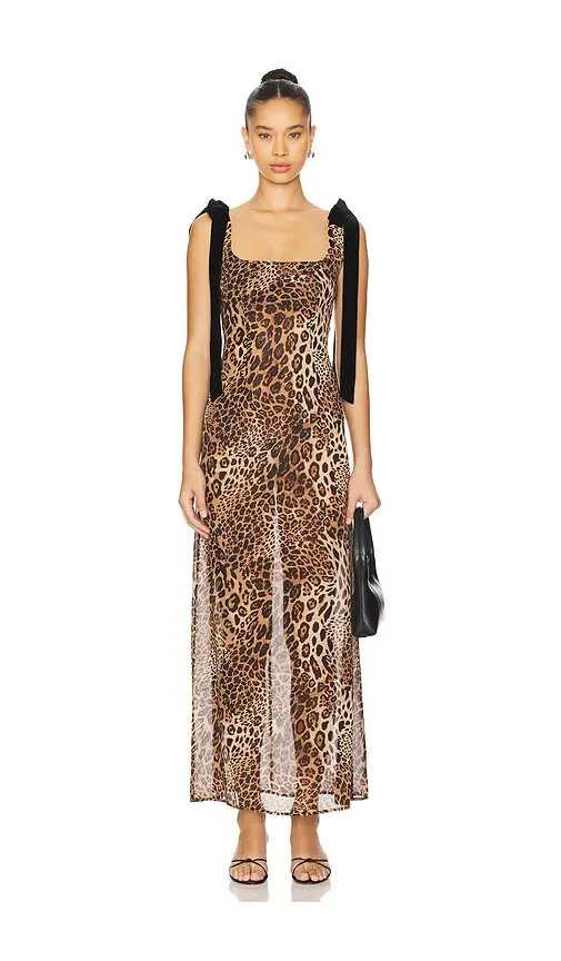 MORE TO COME Katina Maxi Dress In . Also - Brown