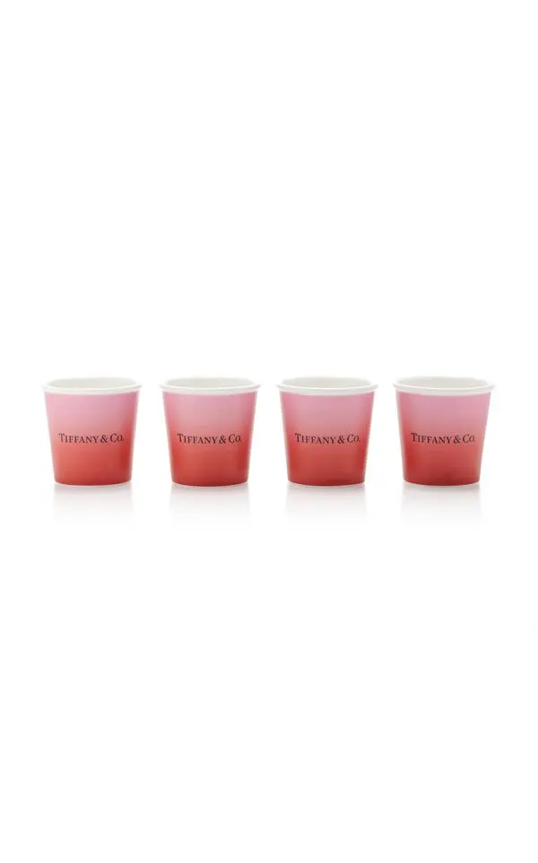 Tiffany & Co. Exclusive Set-of-four Bone China Espresso Cups - Multi