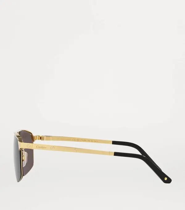 Cartier Metal Aviator Sunglasses