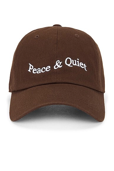 MUSEUM OF PEACE & QUIET Wordmark Dad Hat - Clay