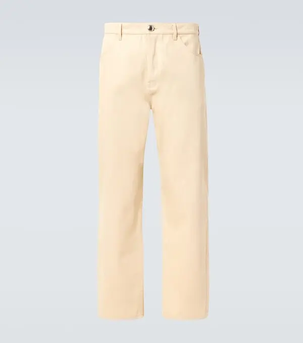 JIL SANDER Mid-rise Straight Jeans - Beige