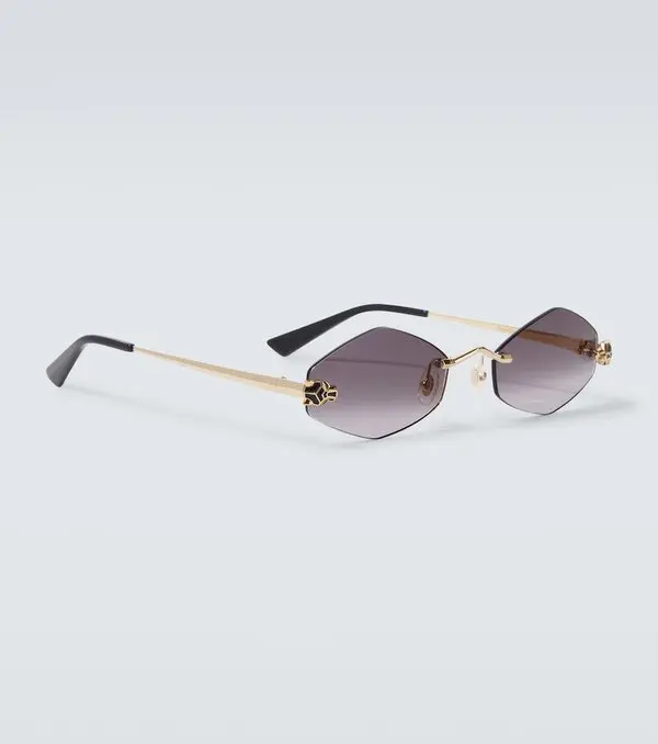 Cartier Panthere De Oval Sunglasses