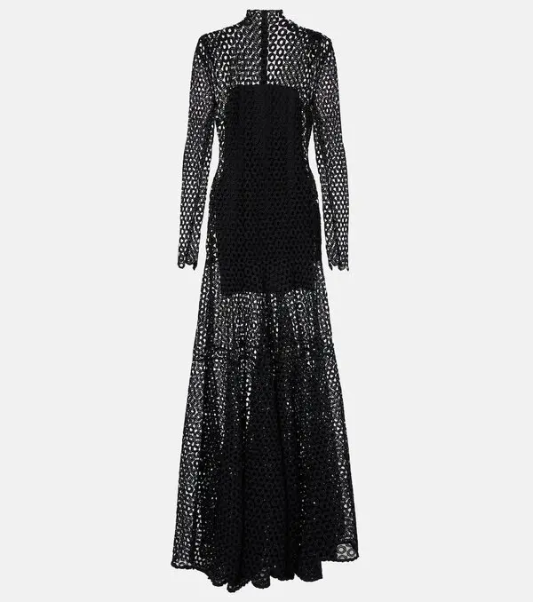 David Koma Macrame Gown