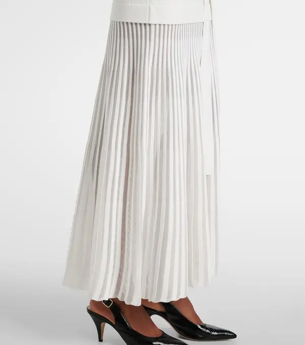 Rebecca Vallance Mariana Knitted Off-shoulder Midi Dress