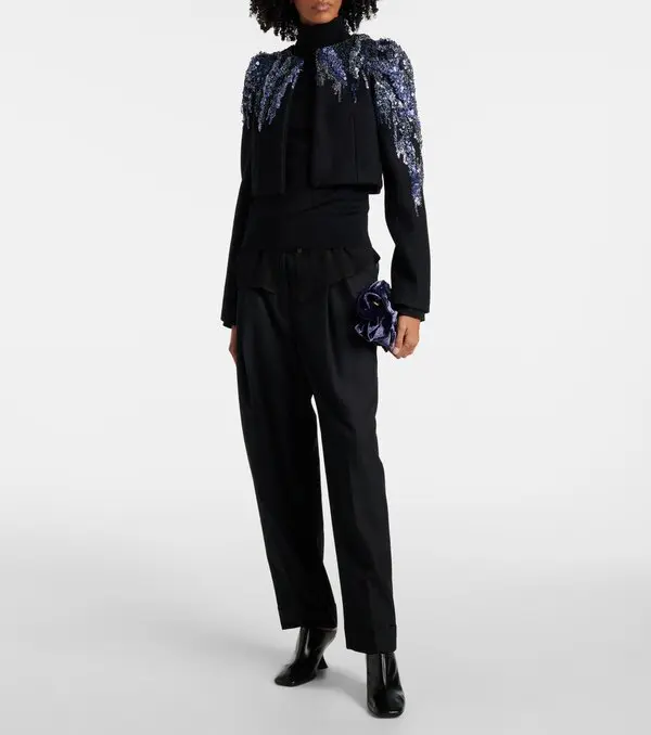 Dries Van Noten Wool Turtleneck Sweater