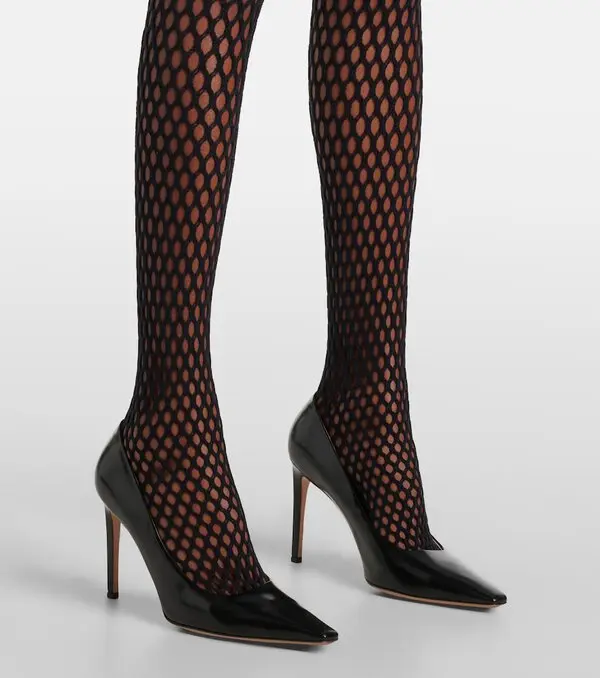 Wardrobe.NYC Textured Wool-blend Tights