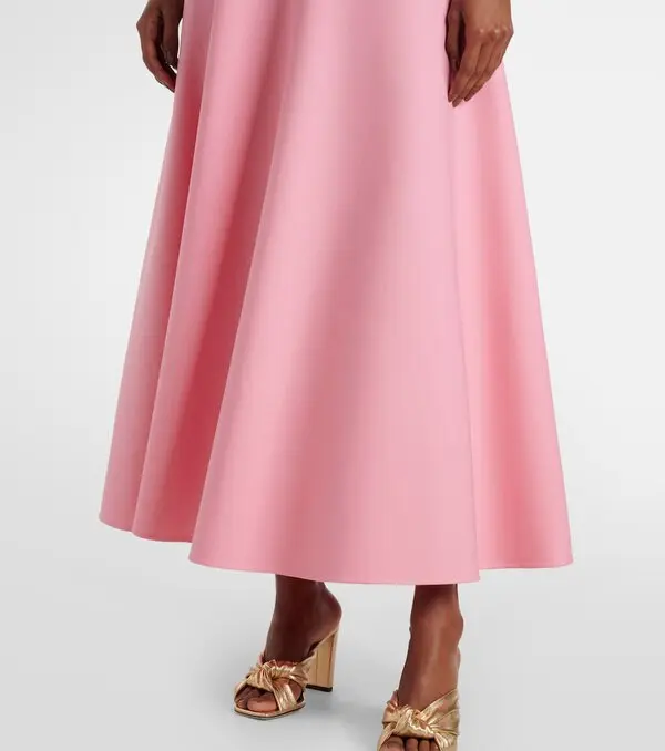 Oscar De La Renta Wool-blend Midi Dress