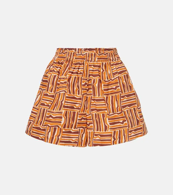 Faithfull The Brand Elva Printed Cotton Shorts