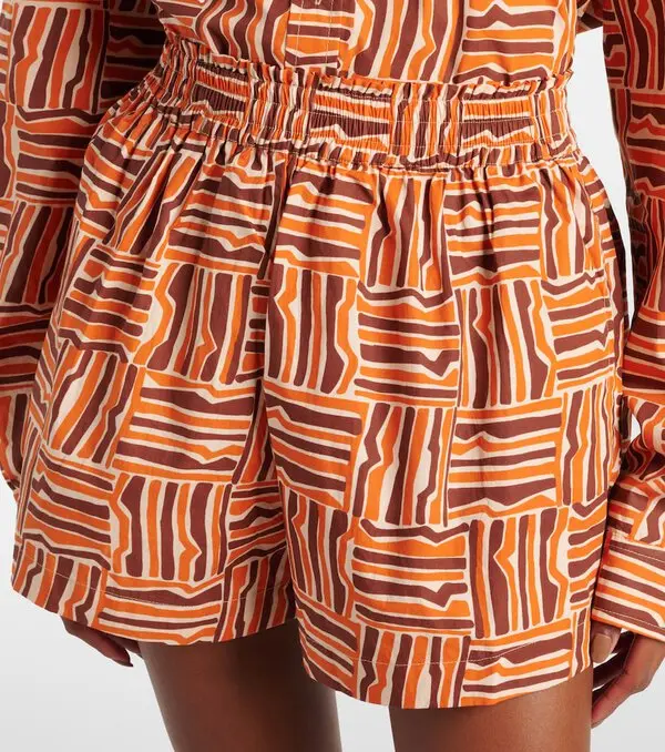 Faithfull The Brand Elva Printed Cotton Shorts