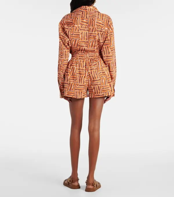 Faithfull The Brand Elva Printed Cotton Shorts