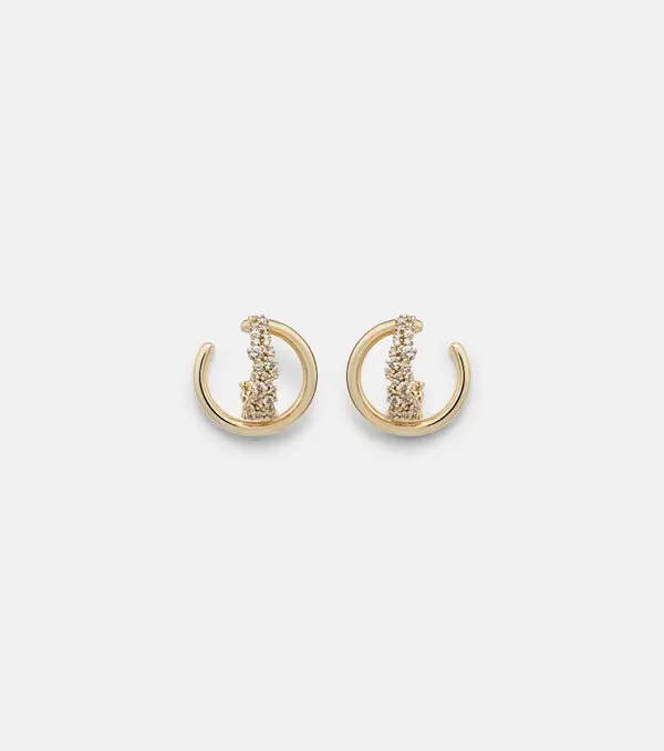 ANANYA Scatter Double 18k Diamond Earrings