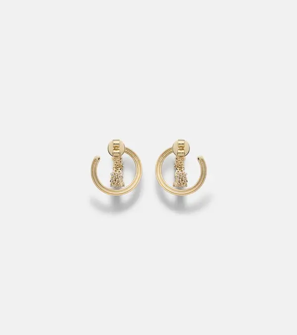 ANANYA Scatter Double 18k Diamond Earrings