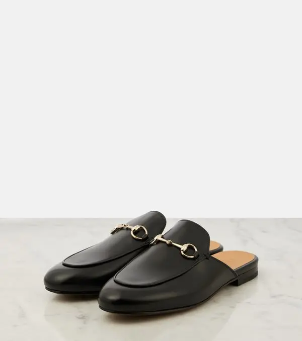 Gucci Princetown Horsebit Mules