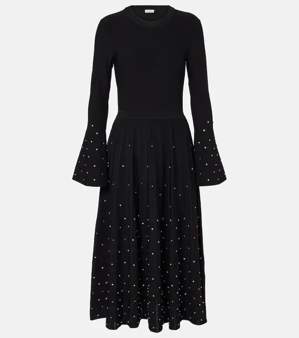 Simkhai Pruitt Embellished Midi Dress - Black