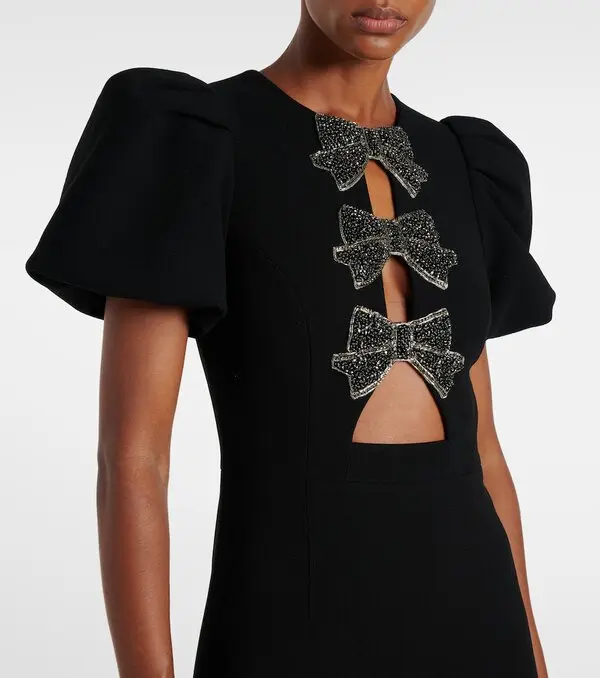 Rebecca Vallance Eliana Puff-sleeve Midi Dress