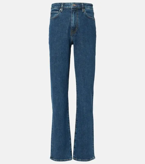 FRAME The Ruler High-rise Straight Jeans