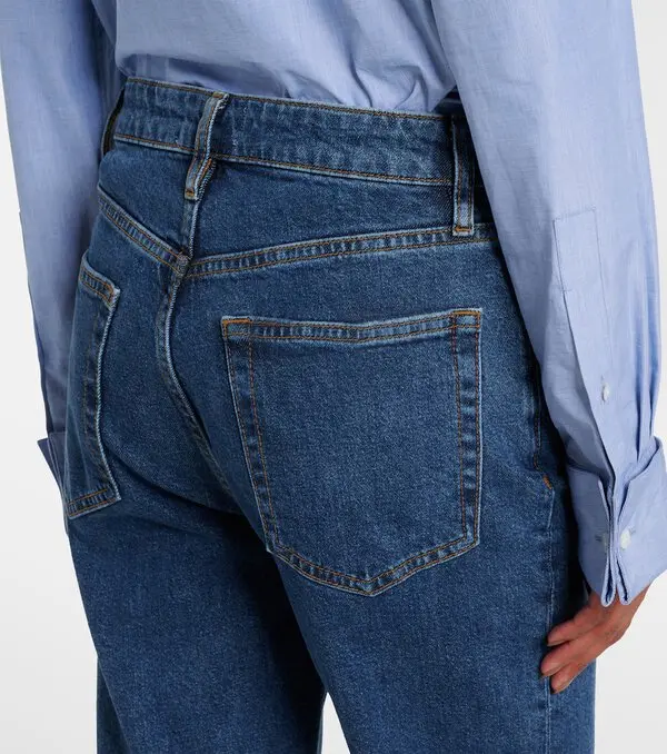 FRAME The Ruler High-rise Straight Jeans