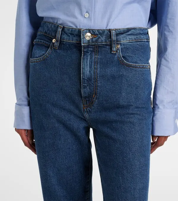 FRAME The Ruler High-rise Straight Jeans