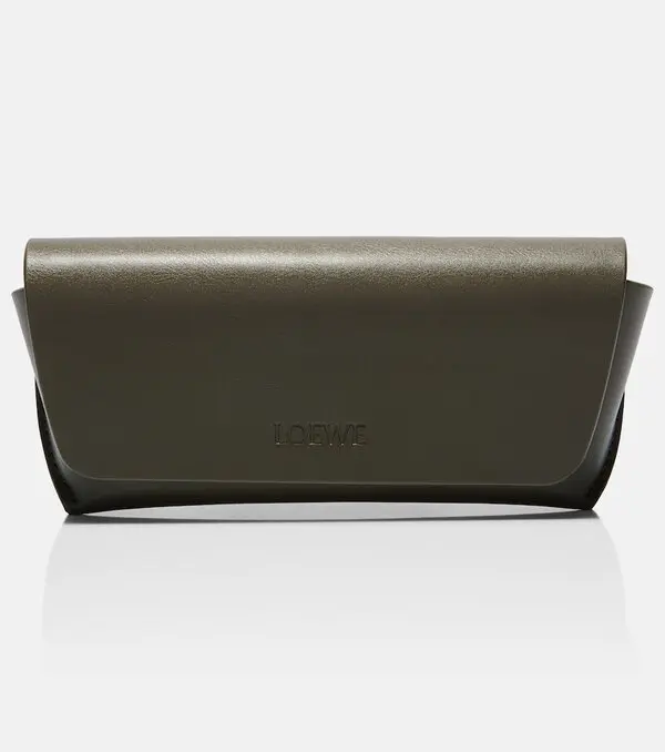 Loewe Slim Round Eyeglasses In Shiny Light
